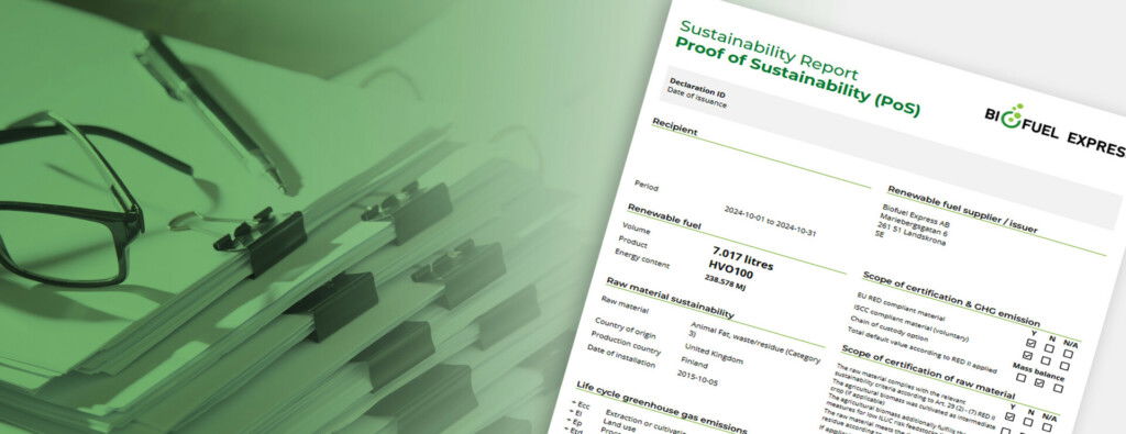 How Sustainable is HVO100? | Biofuel Express